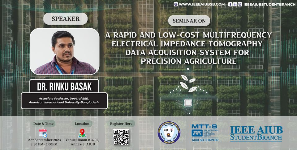 Seminar on ‘A Rapid & Low-Cost Multifrequency Electrical Impedance Tomography System for ...